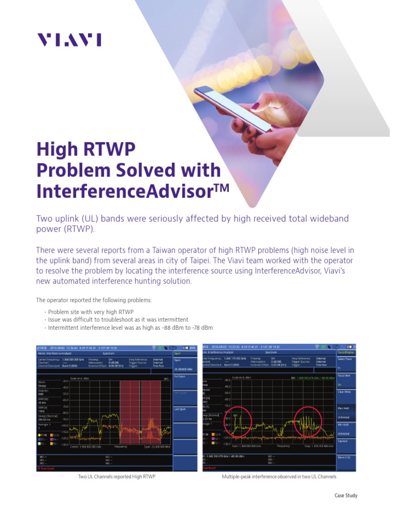 High RTWP Problem Solved With Interferenceadvisor | PDF ...