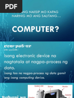 Mga Parte NG Computer (Epp) | PDF