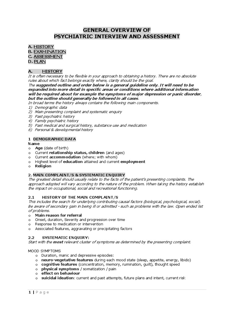 2015 GEMP Clerking Sheet | PDF | Psychiatry | Mental Disorder