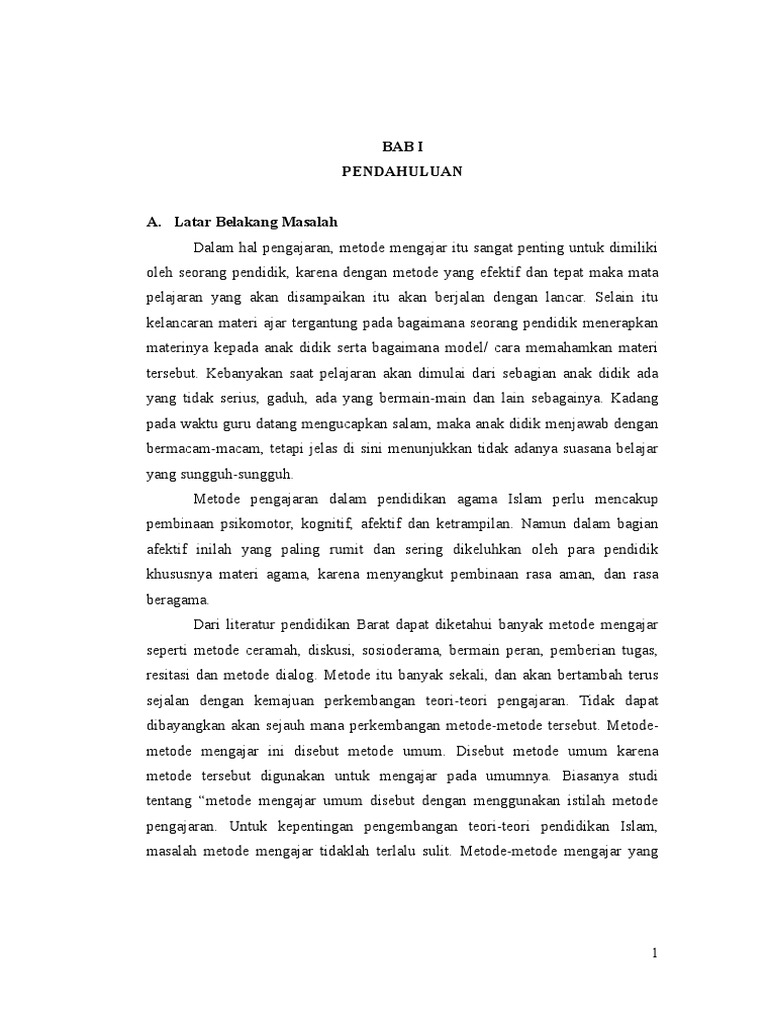 Aplikasi Model Pembelajaran Hiwar Adi - 1 | PDF | Karier & Perkembangan