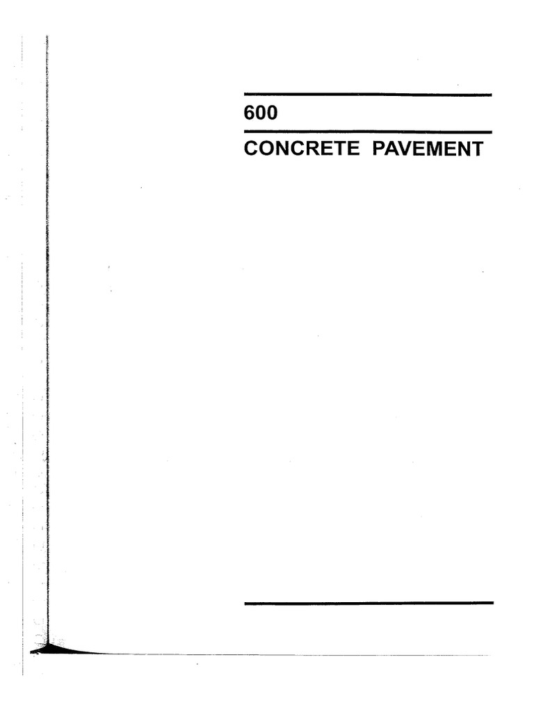 Specifications For Concrete Pavement | PDF