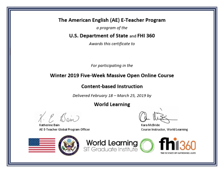 CBI MOOC Certificate Template-1 PDF | PDF