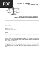 Demand Letter-Utang 2 | PDF