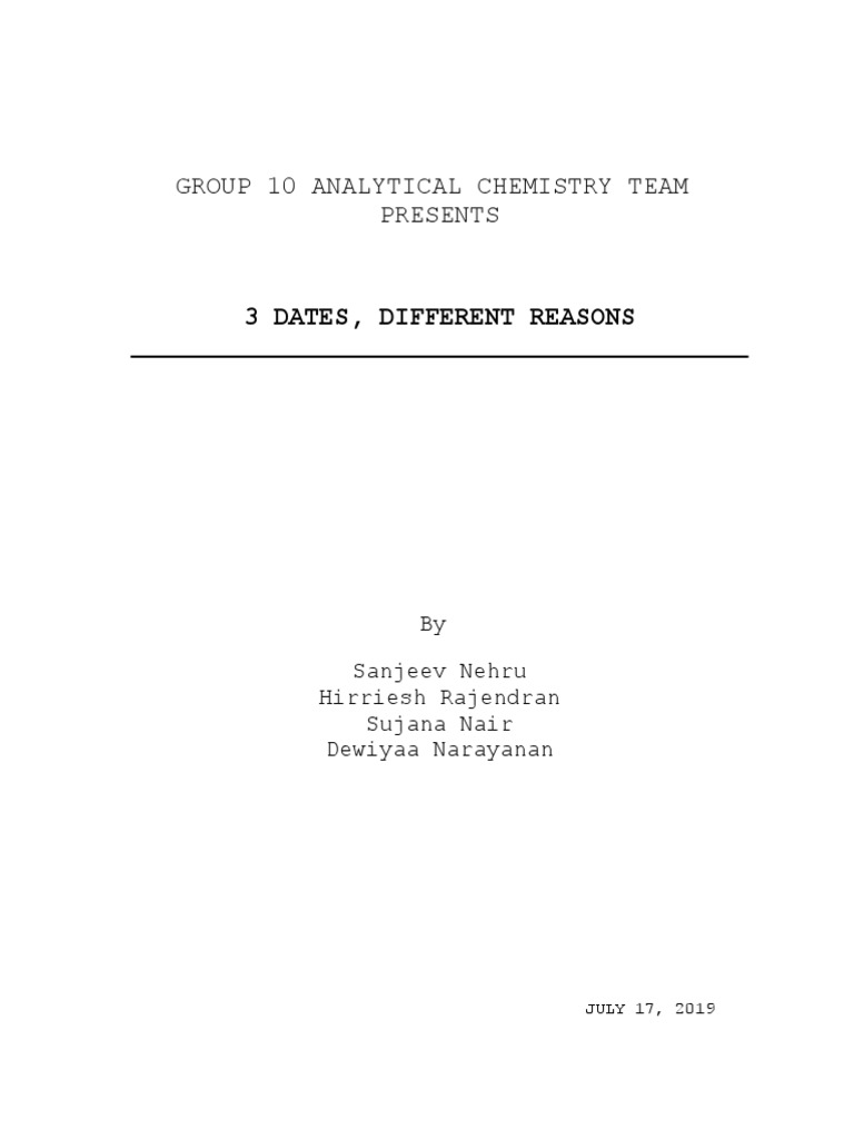 Achem Lab Script | PDF