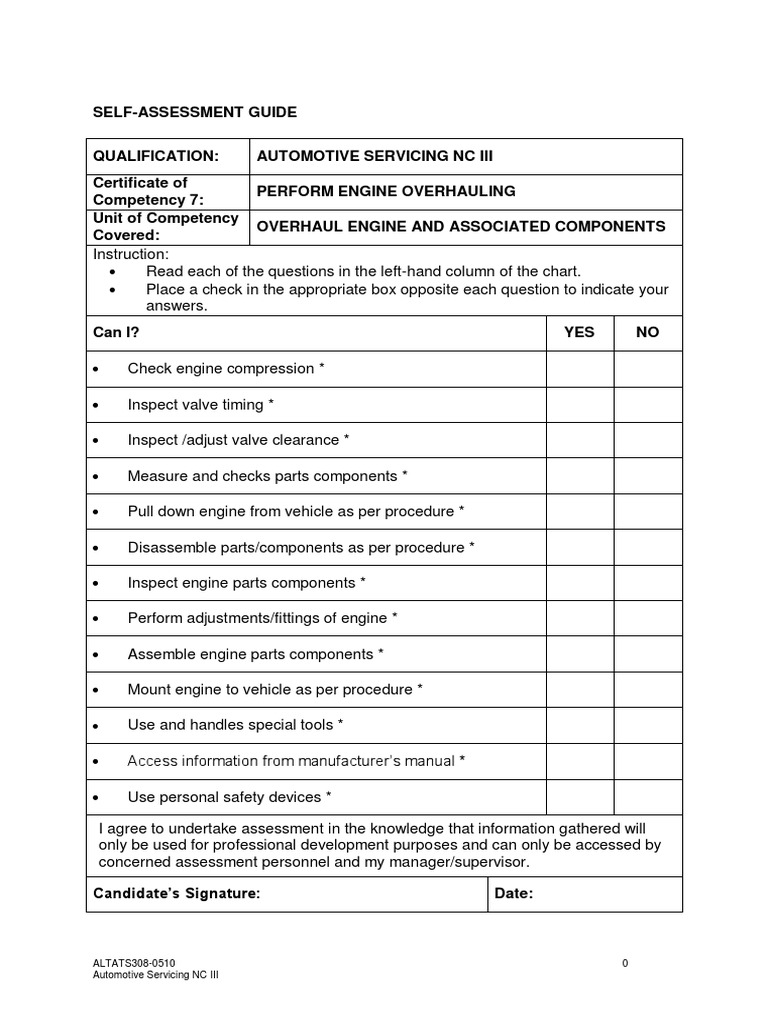 SAG Automotive Servicing NC III | PDF | Carburetor | Liquefied ...
