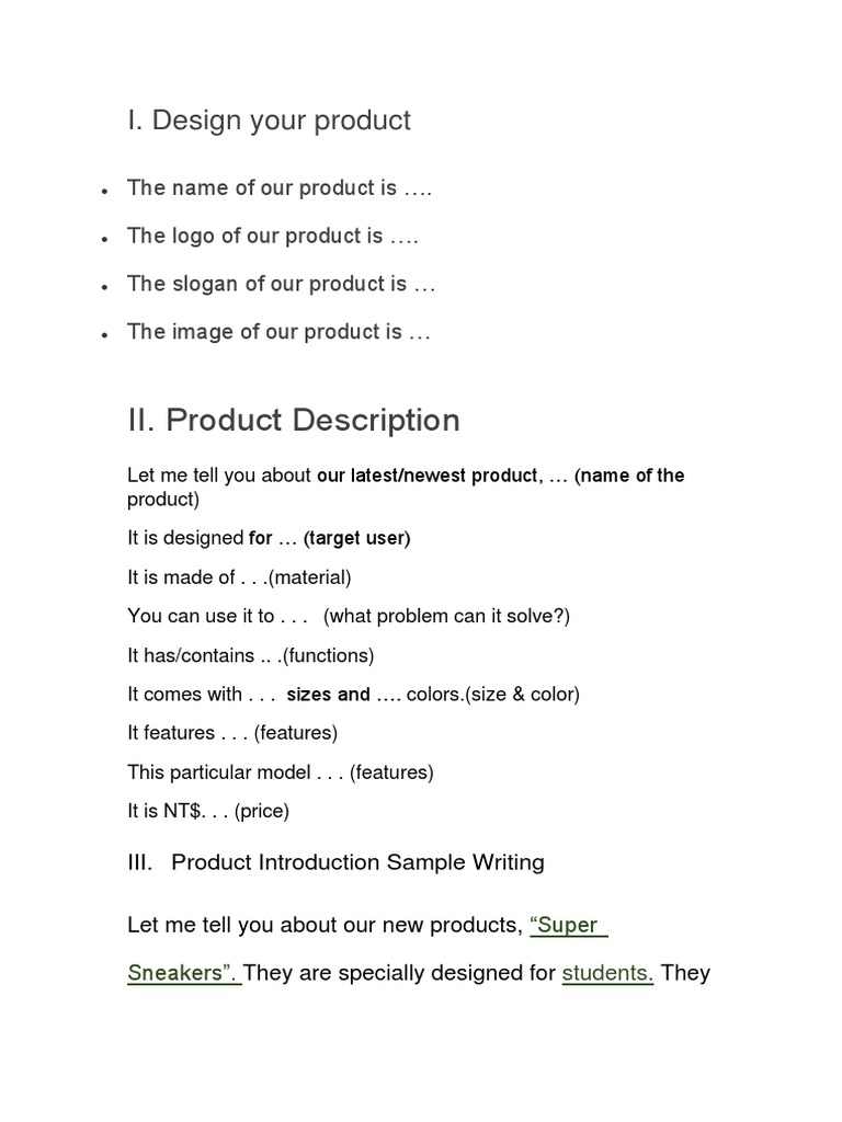 Examples of Product Introductions | PDF | Business