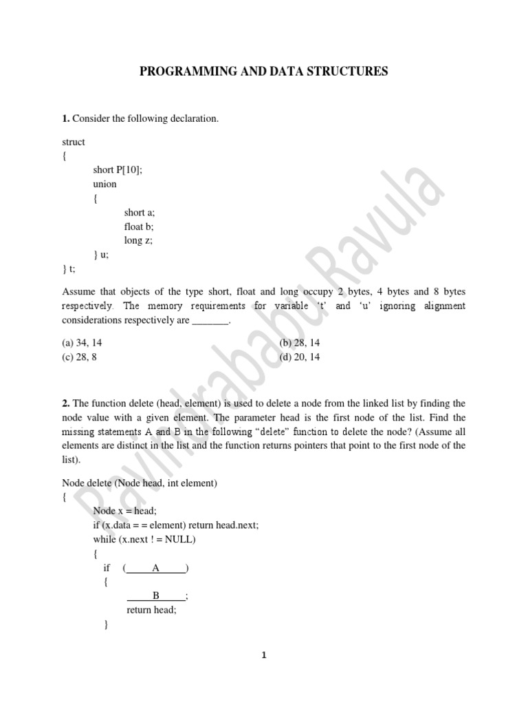 Dsa Q12 | PDF | Integer (Computer Science) | Pointer (Computer Programming)