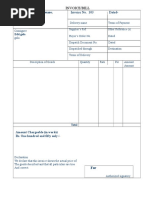 Delivery Docket Template PDF | PDF