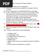 Geometry Construction Project Rubric | PDF | Art