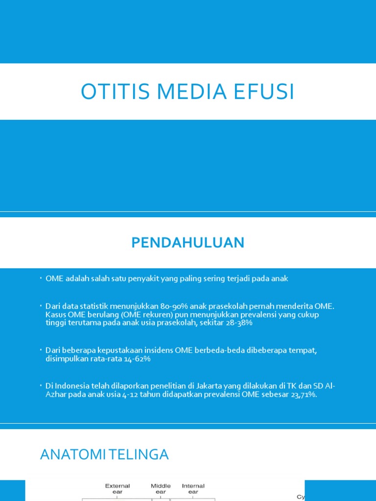 Otitis Media Efusi | PDF