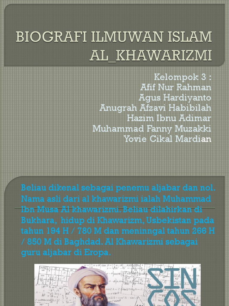 Al Khawarizmi | PDF