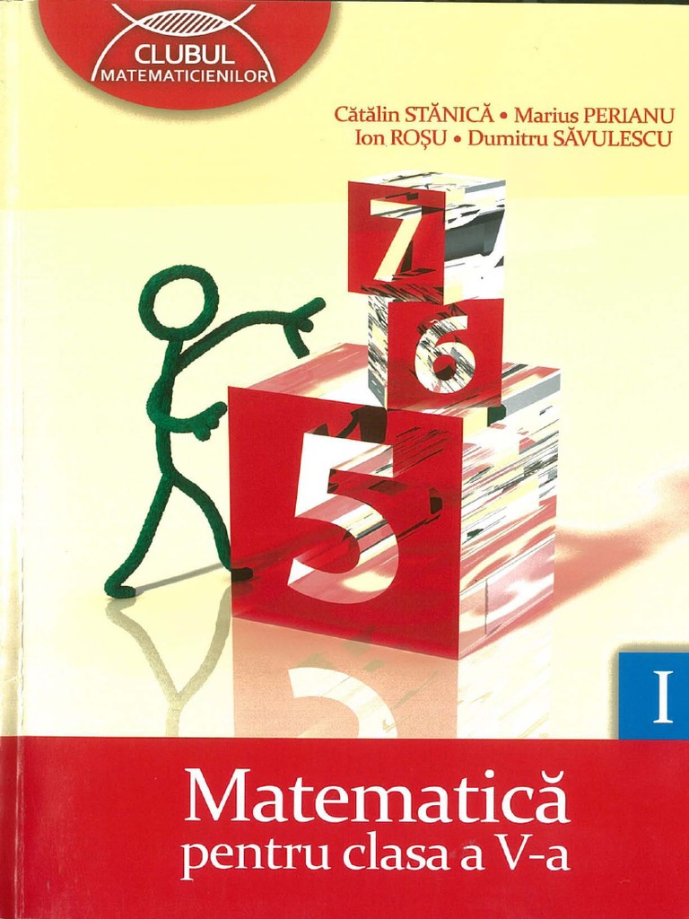 Matematica Clasa A V A Clubul Matematicienilor Marius Perianu PDF | PDF