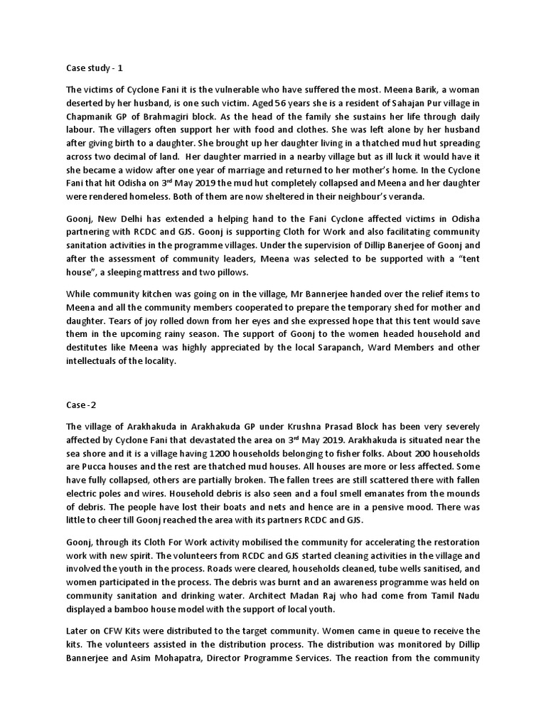 Cyclone Fani Case Study | PDF | Tropical Meteorology | Vortices