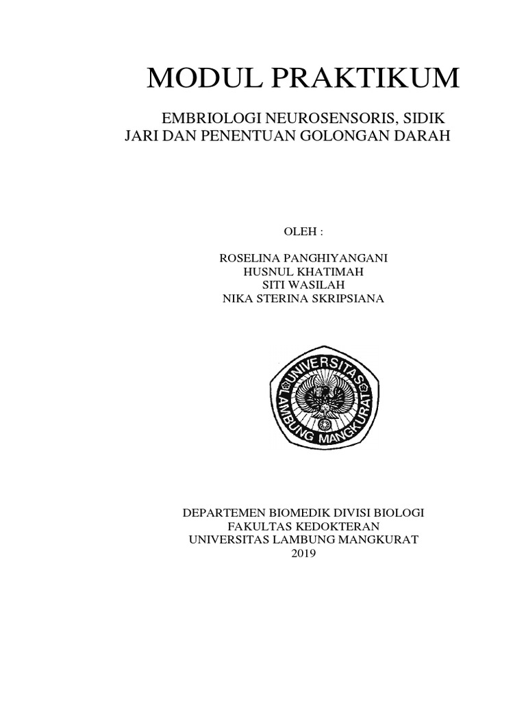 Modul Prak Bio FN Neurosensoris | PDF