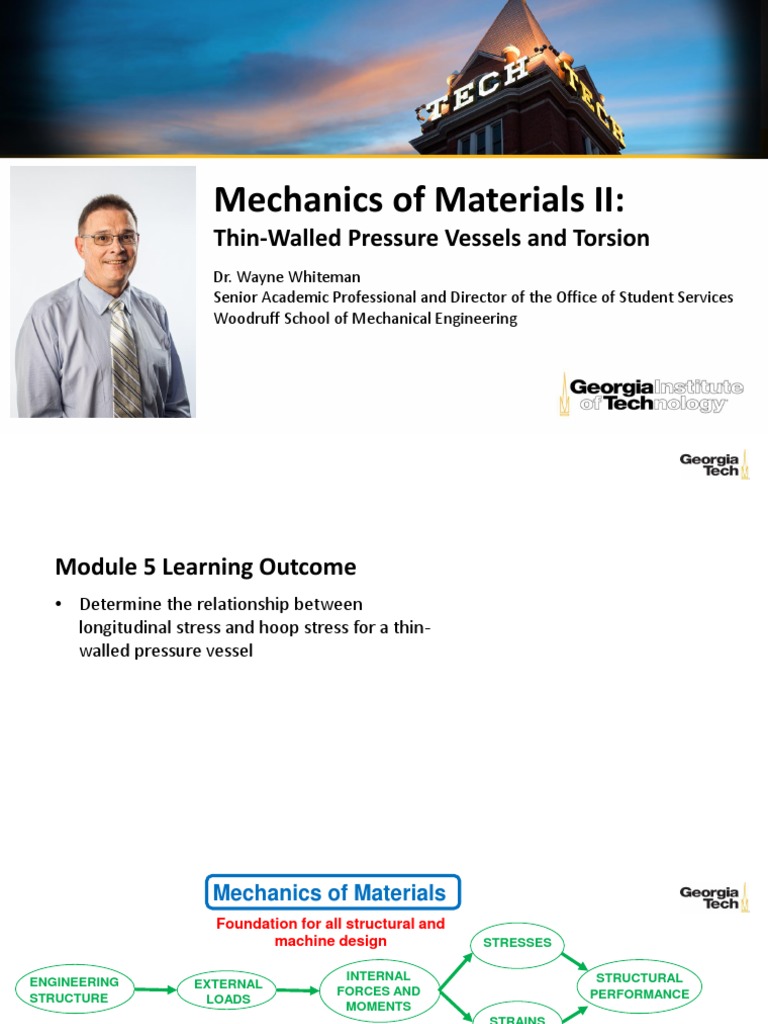 MOM II Module 5 | PDF | Stress (Mechanics) | Materials Science