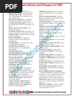 Essential A-Z Idioms and Phrases PDF | PDF | Nature