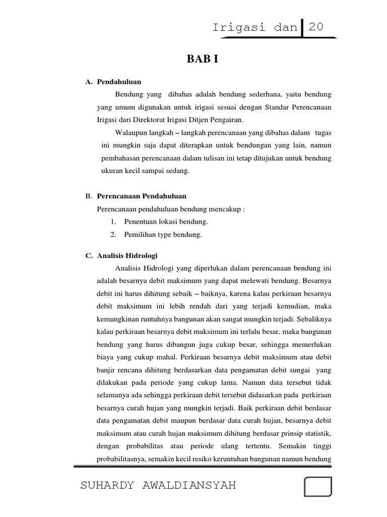 Irigasi Dan Bangunan Dan Air II (Mercu Ogee) | PDF | Sains & Matematika