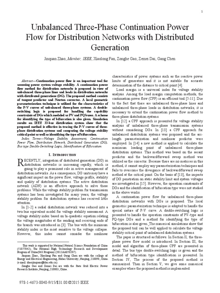 Three Phase Unbalance Load | PDF | Electric Power | Physics