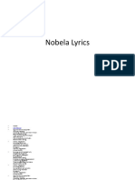 Nobela Lyrics | PDF