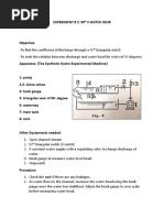 Lab Manual 2 Rectangular and Triangular Notches | PDF | Gases ...