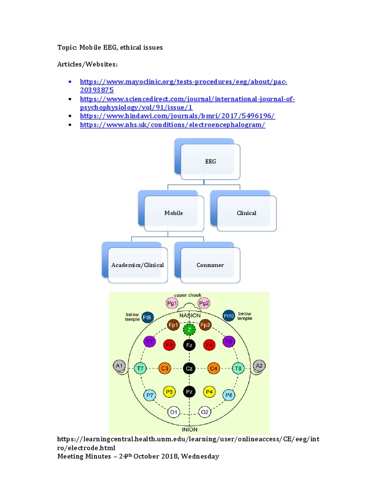 Psy200 - Neuropsychology Presentation (Mobile EEG, Ethical Issues ...