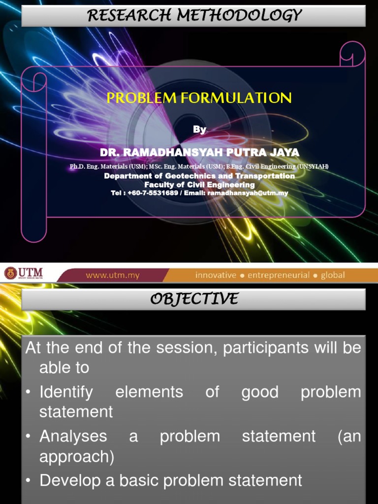 Research Problem Formulation Guide | PDF | Hypothesis | Theory