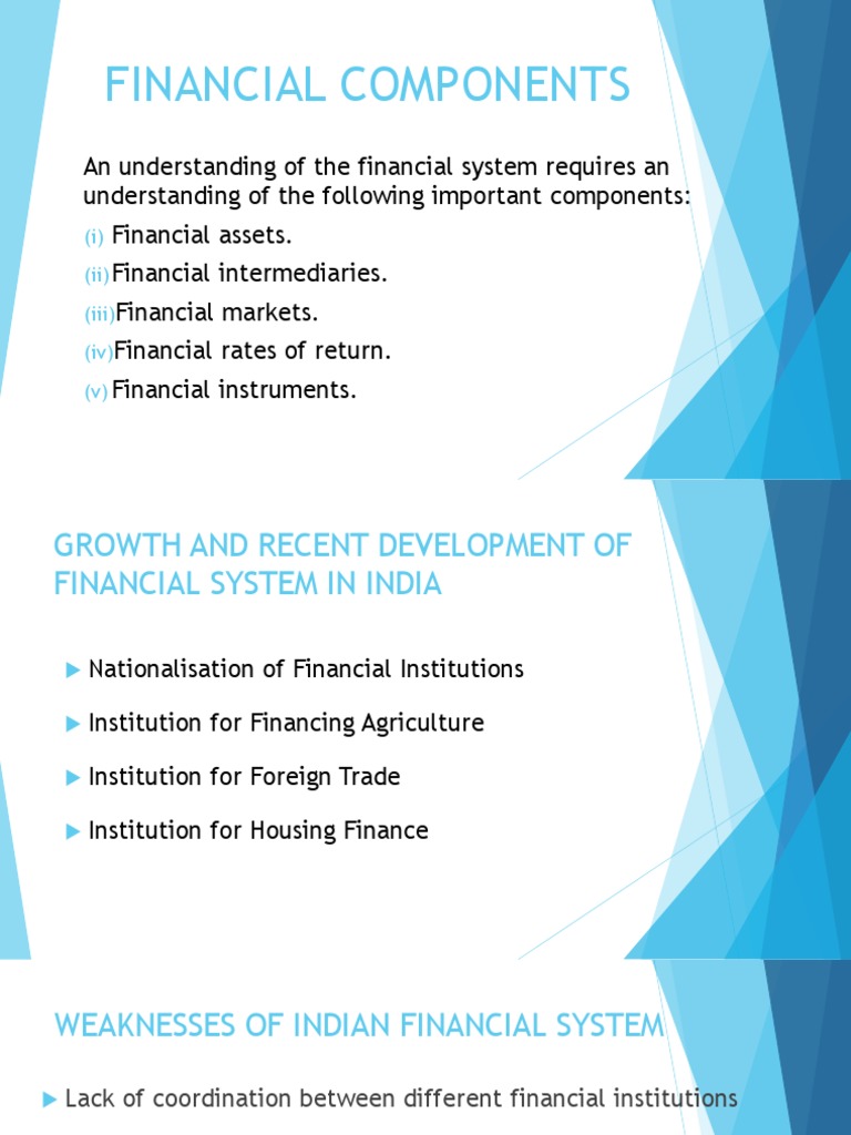 Financial Components: (I) (Ii) (Iii) (Iv) (V) | PDF