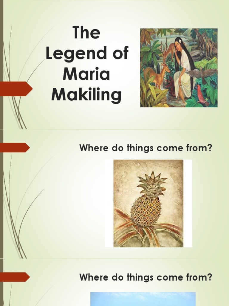 The Legend of Maria Makiling | Legends | Narrative