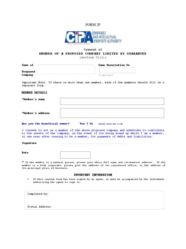 CIPA Beneficial Owner Consent Form | PDF