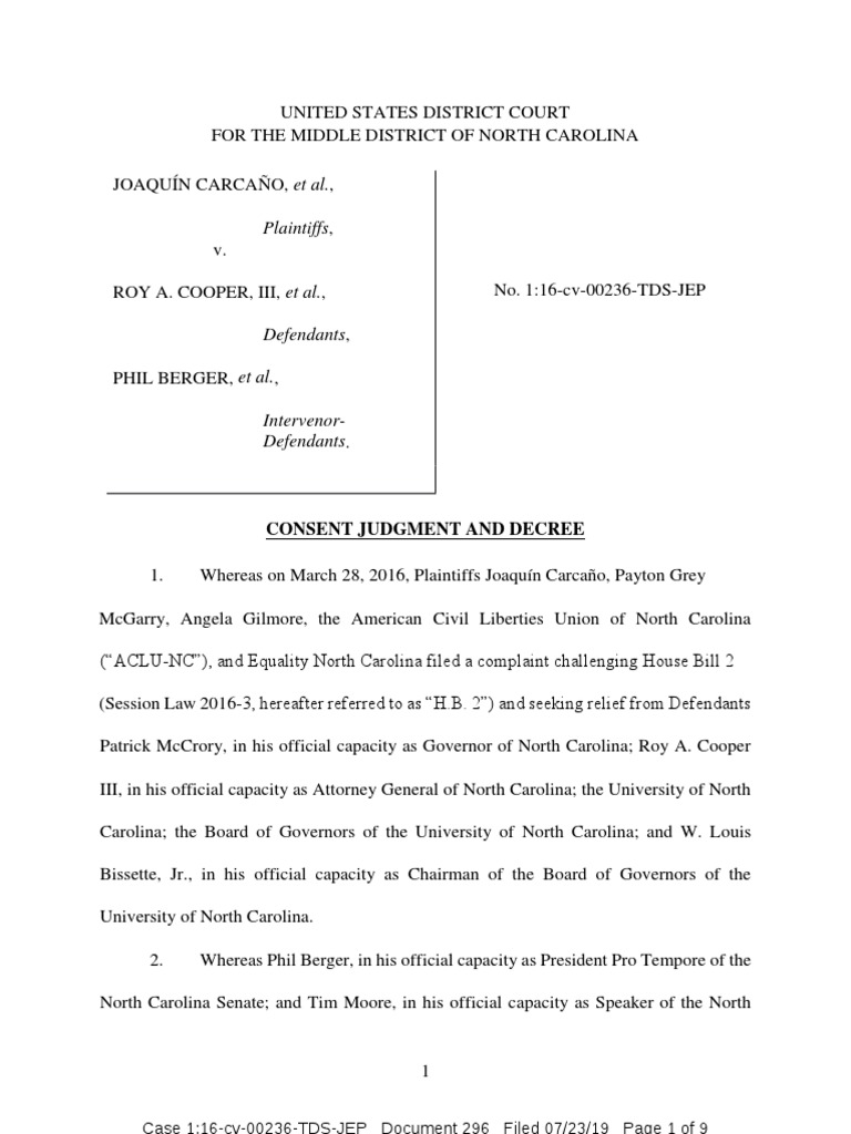 Plaintiffs ,: Consent Judgment and Decree | PDF | Collateral Estoppel ...