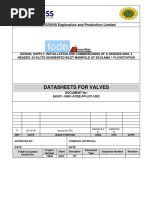Control Valve Data Sheet | PDF | Valve | Pressure