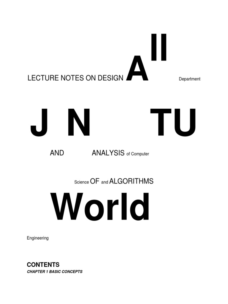 DAA Notes | PDF | Time Complexity | Computational Complexity Theory