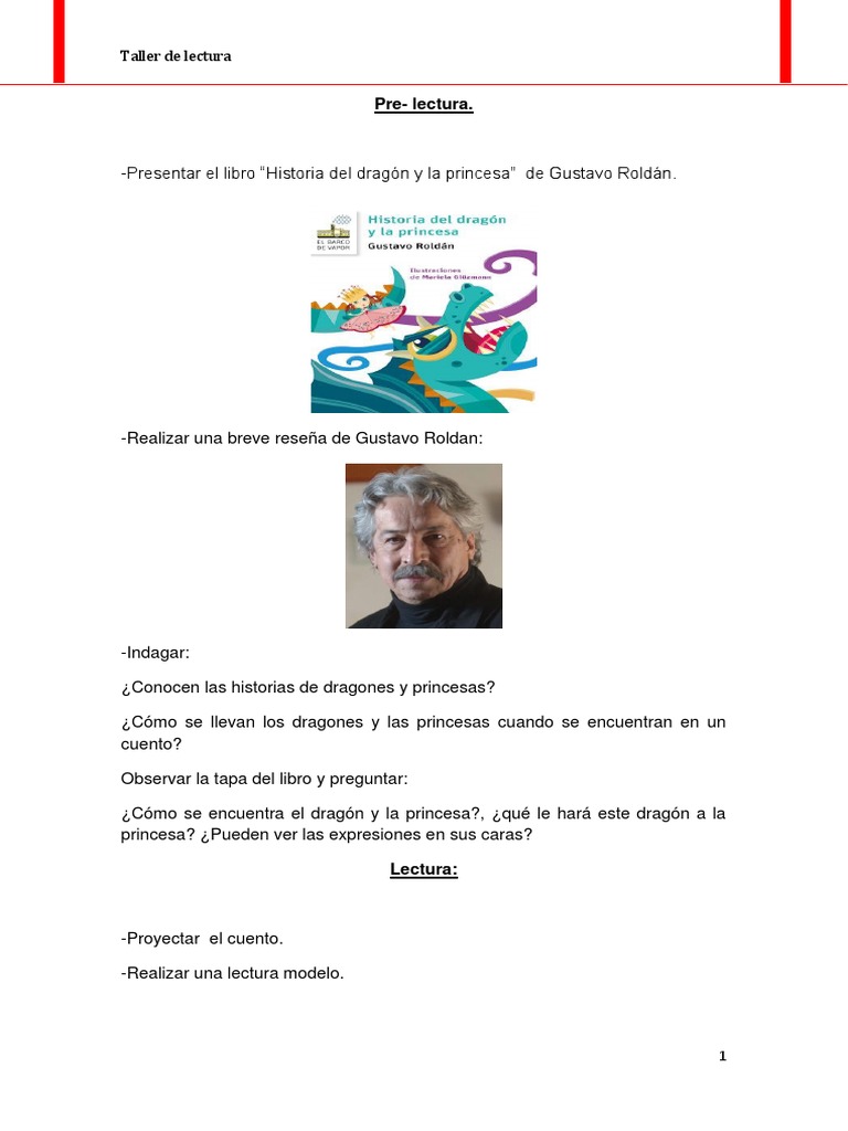 Historia Del Dragón y La Princesa | PDF