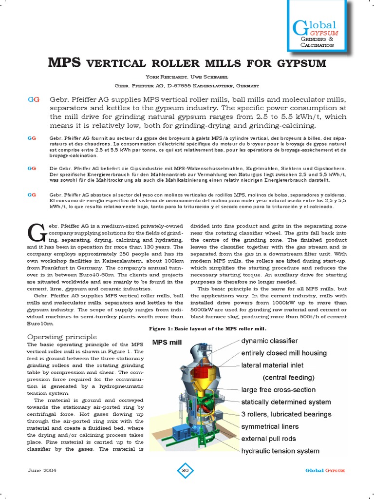 Mps Mill | PDF | Mill (Grinding) | Cement