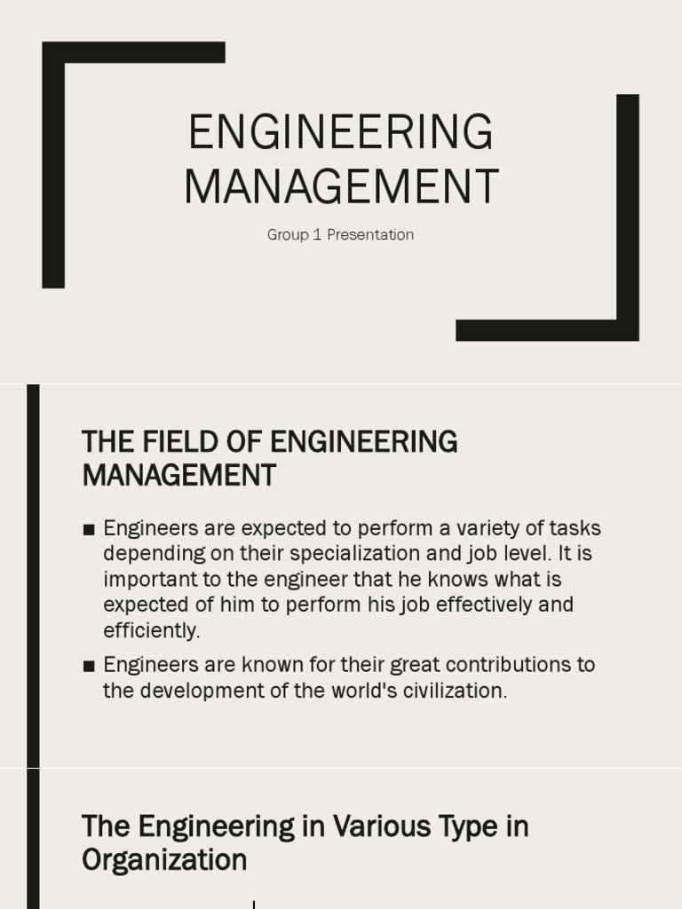 Engineering Management | PDF | Decision Making | Engineering