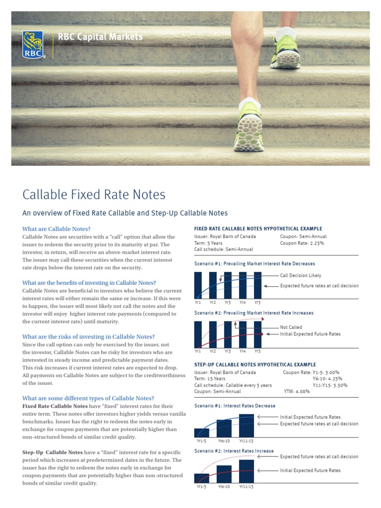 An Overview of Fixed Rate Callable and Step-Up Callable Notes | PDF ...