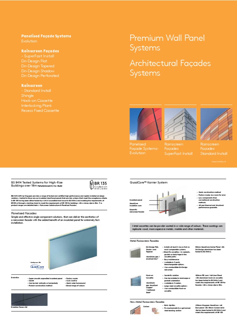 Facade Systems | PDF | Building Insulation | Metals