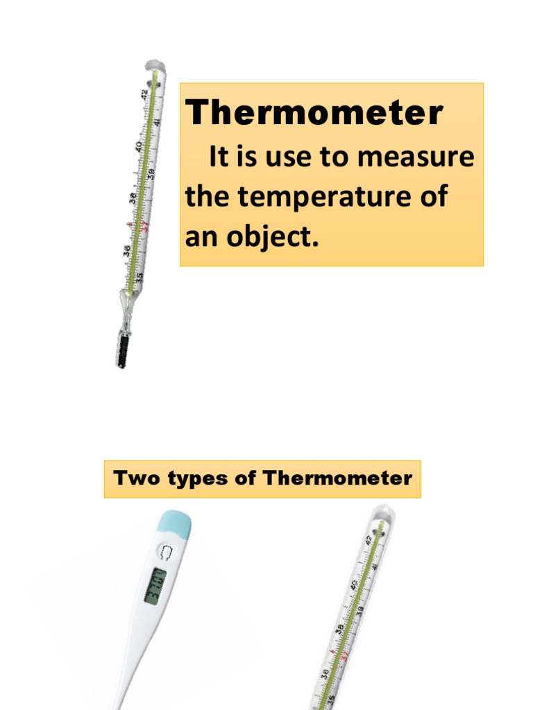 Parts of A Thermometer | PDF