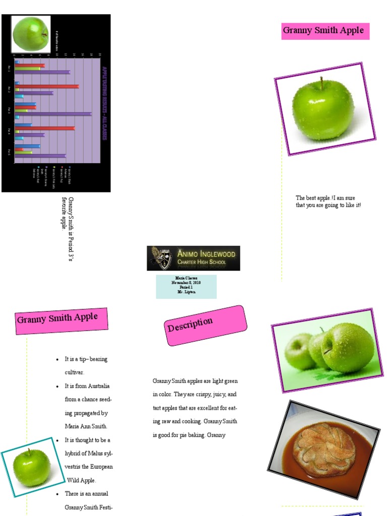 Maria Chavez Apple Brochure | PDF | Apple | Plants