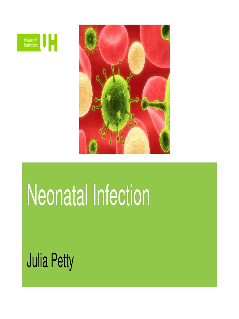 Neonatal Infections: Classification, Signs, and Management | PDF ...