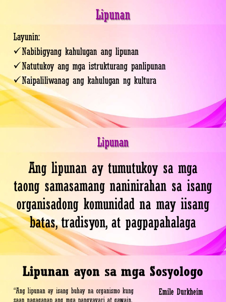 LIPUNAN | PDF