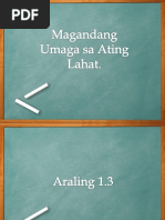 Parabula (Filipino 10 Topic) | PDF