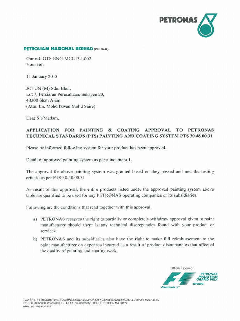 Petronas Approval Letter.pdf