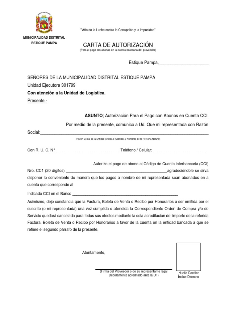 Carta Cci | PDF