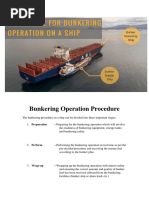 Bunkering Safety Checklist PDF | PDF