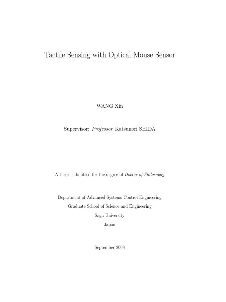 Optical Mouse | PDF | Computing And Information Technology