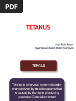 Tetanus | PDF | Medical Specialties | Clinical Medicine