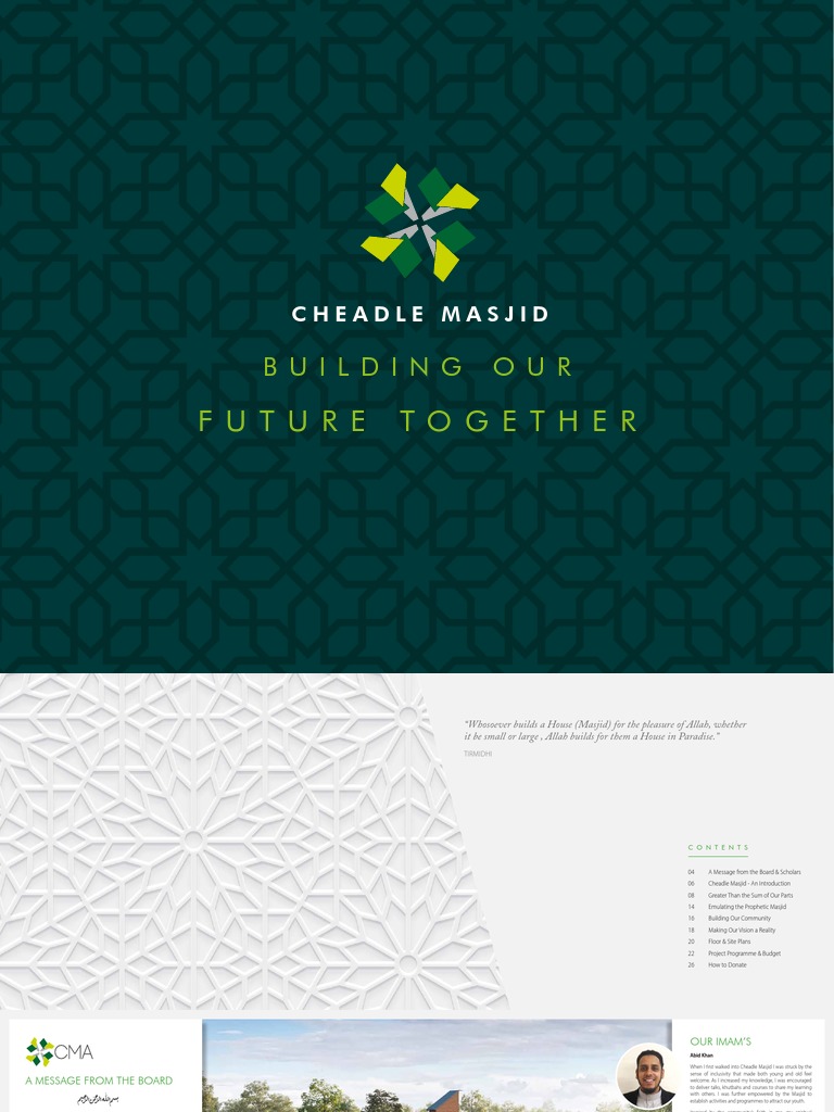 Building Our Future Together: Cheadle Masjid Expansion Plans | PDF ...