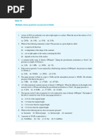 Manometer Problems Worksheet - Answers | PDF | Pressure Measurement ...
