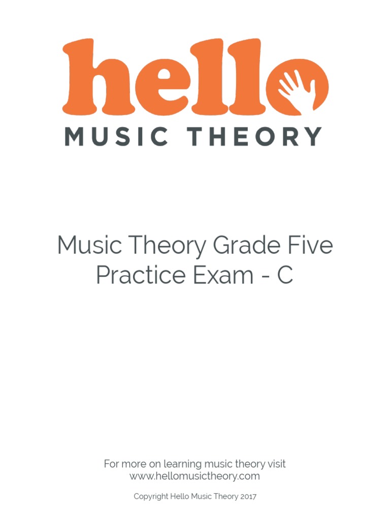 Grade 5 Theory Mock Exam C (For Bayu) PDF | PDF | Minor Scale | Scale ...